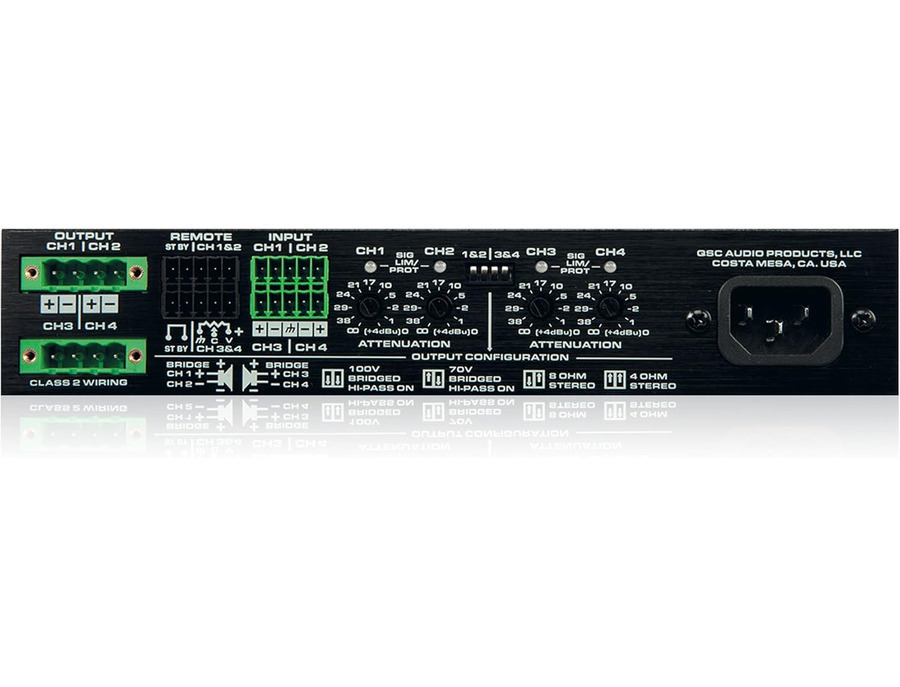 QSC SPA4-60 Compact 4-Channel Commercial Power Amplifier - What To Know ...