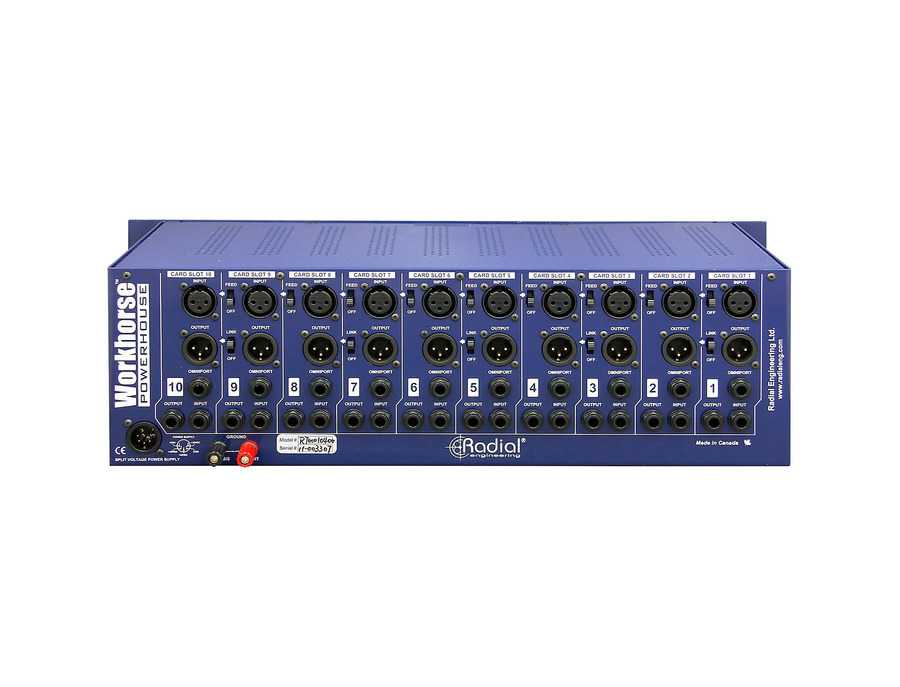 Radial Workhorse Powerhouse 10-Slot Powered 500 Series Rack - What To ...