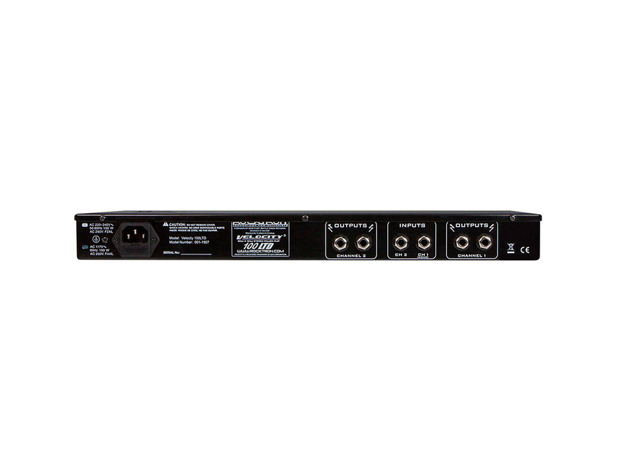 Rocktron Velocity 100 LTD Rack Guitar Power Amp - What To Know & Where ...
