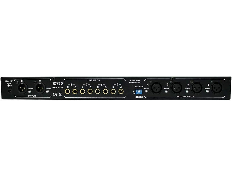 Rolls RM85 2-Channel Zone Mixer - What To Know & Where To Buy | Equipboard