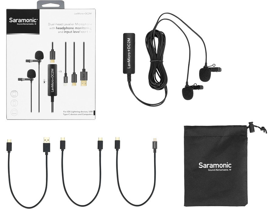 Saramonic LAVMICRO+DC2M Dual USB Lavalier Microphone - What To Know ...