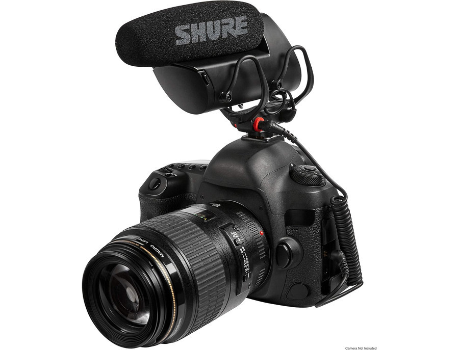 Shure VP83F Lens Hopper Flash Camera-Mount Shotgun Condenser Microphone ...