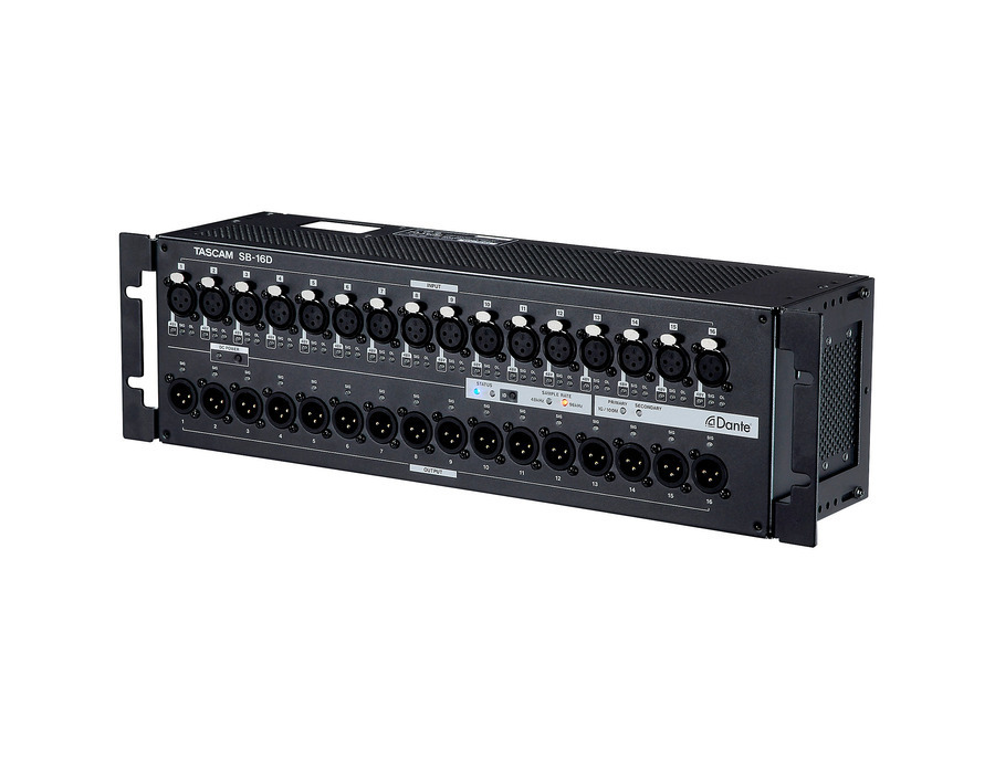 TASCAM SB-16D 16-Channel DANTE Stagebox - What To Know & Where To Buy ...