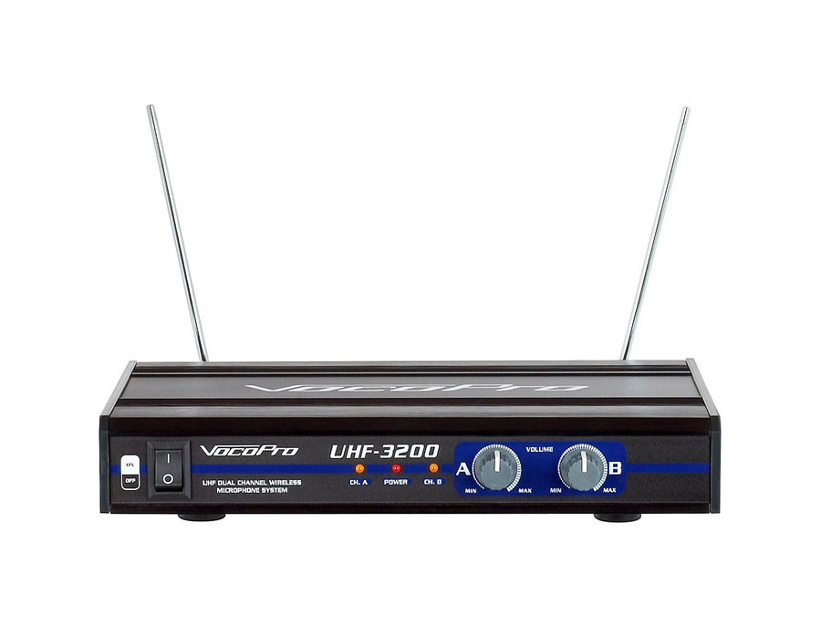 VocoPro UHF-3200-5 Wireless 2-Channel Handheld Microphone System - What ...