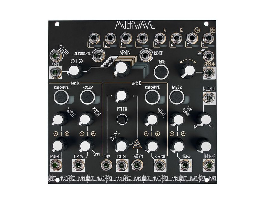 Make Noise MultiWave Dual Wavetable Oscillator Eurorack Module - What ...
