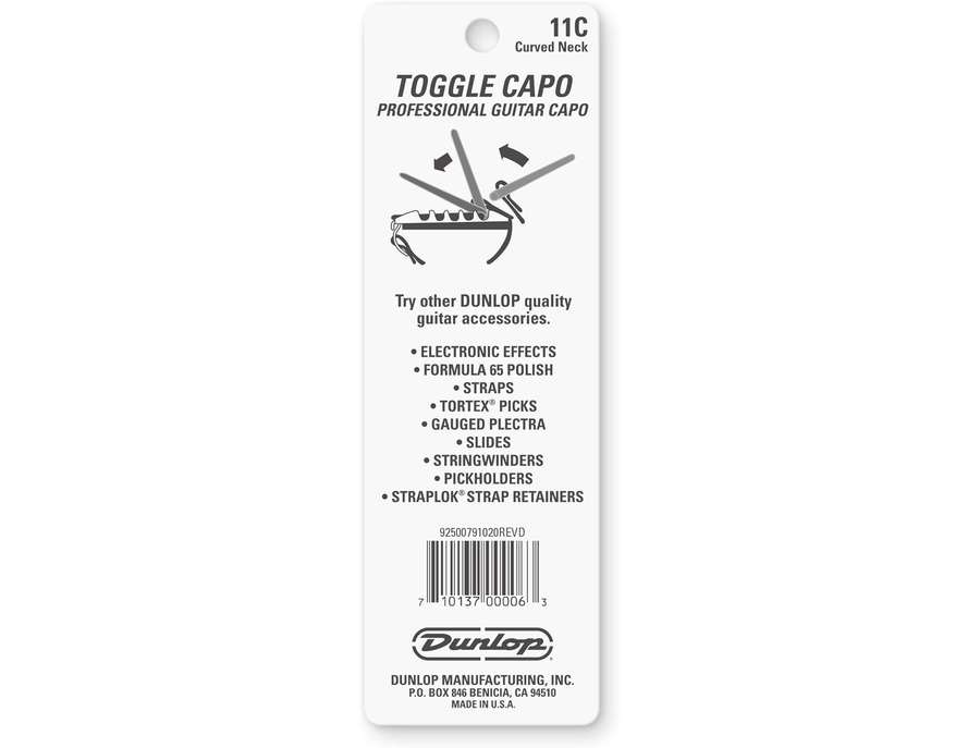 Dunlop 11C Advanced Toggle Capo - What To Know & Where To Buy | Equipboard