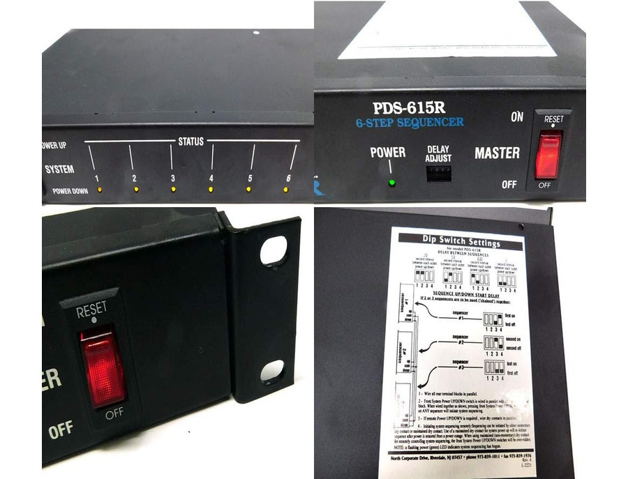 Middle Atlantic Products PDS-615R Rackmount 6-Step Sequencing Power ...