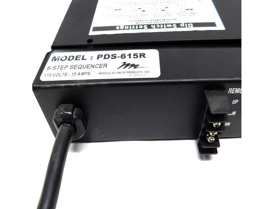 Middle Atlantic Products PDS-615R Rackmount 6-Step Sequencing Power ...