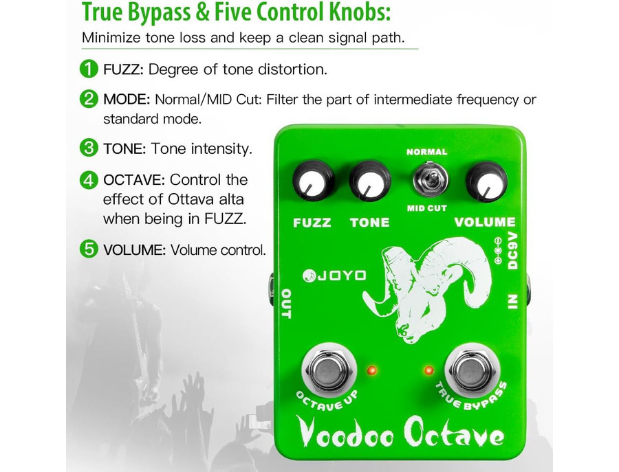 Joyo Jf-12 Voodoo Octave Fuzz - What To Know & Where To Buy | Equipboard