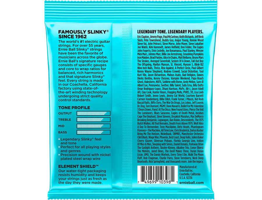 Ernie Ball Mighty Slinky Guitar Strings (8.5-40) - What To Know & Where ...