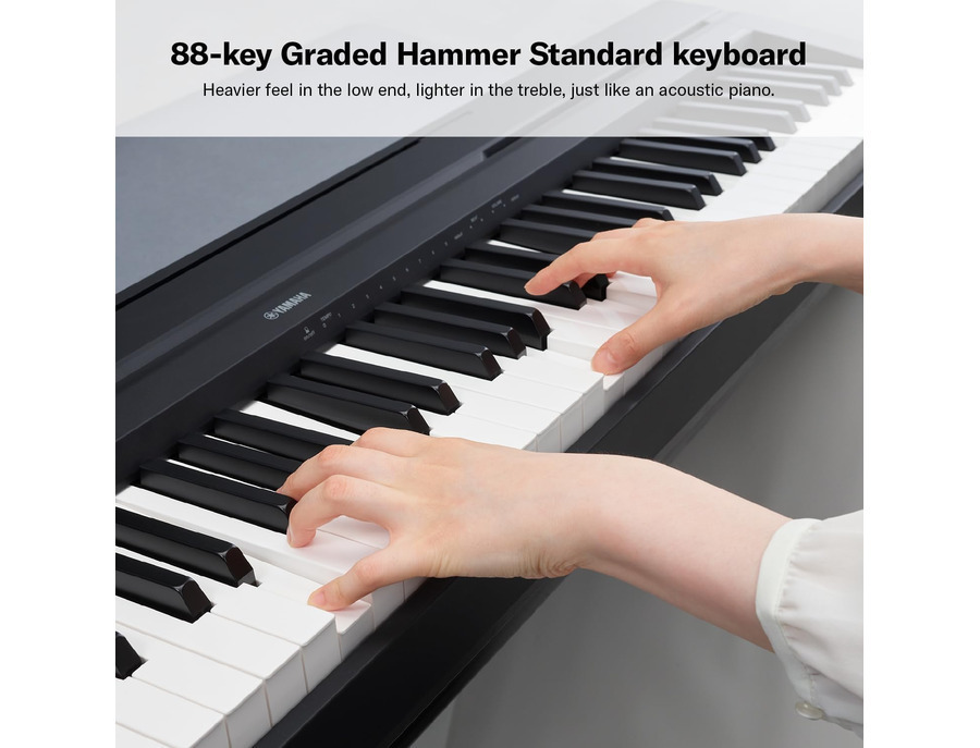 YAMAHA P71 88-Key Weighted Action Digital Piano with Sustain Pedal and ...