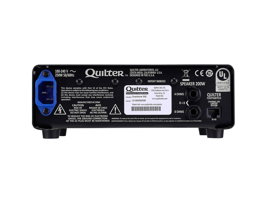 Quilter Labs Overdrive 202 200-watt Head - What To Know & Where To Buy ...