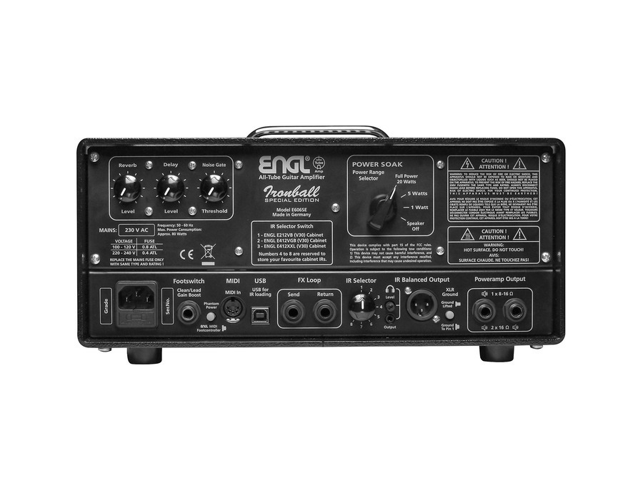 ENGL Amplifiers Ironball Special Edition 20W Tube Head - What To Know ...