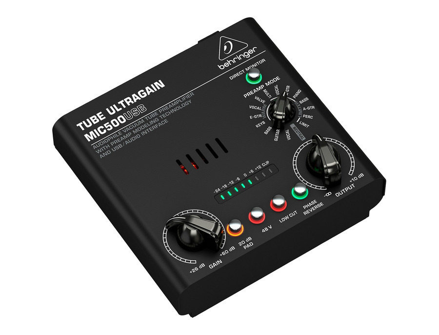 Behringer MIC500USB Tube Microphone Preamp - What To Know & Where To ...