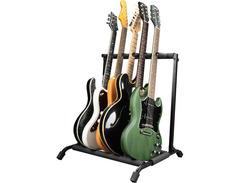 Rok-It RI-GTR-RACK5 Collapsible Folding Guitar Rack for 5 Acoustic or ...