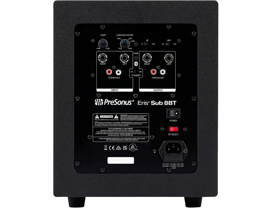 PreSonus Eris Sub 8BT 8-inch Powered Bluetooth Studio Subwoofer - What ...