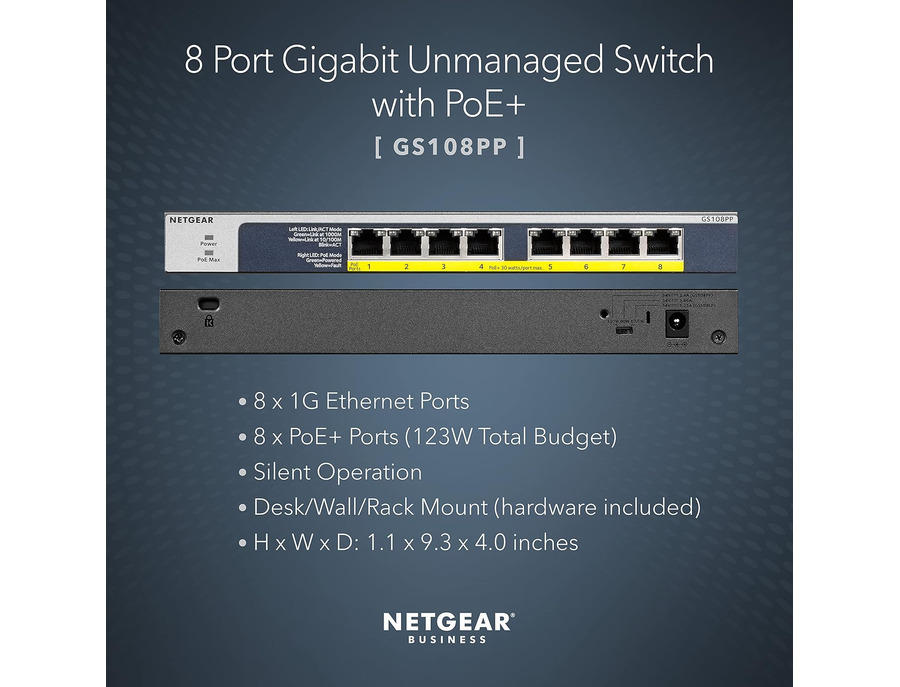 NETGEAR GS108PP - What To Know & Where To Buy | Equipboard
