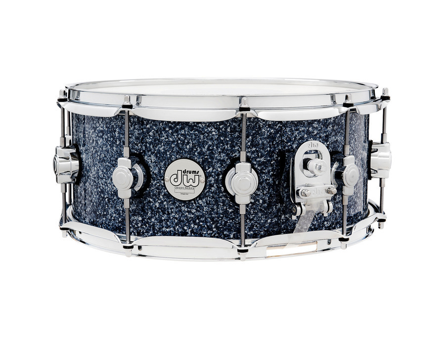 DW Design Series Snare Drum - 6 x 14 inches, Blue Granite, Limited ...