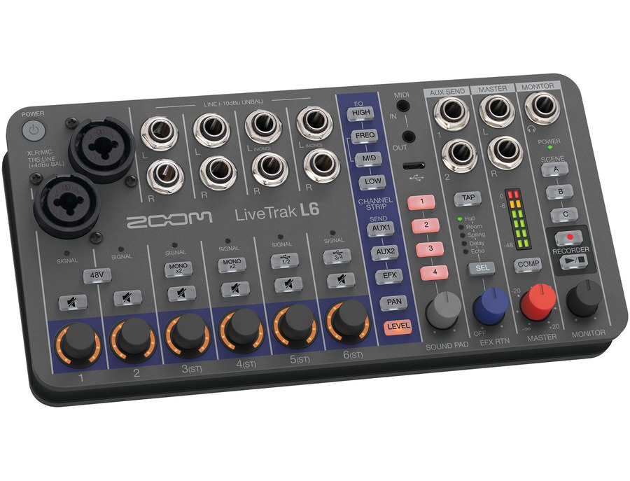 Zoom LiveTrak L6 10-channel Compact Digital Mixer - What To Know ...