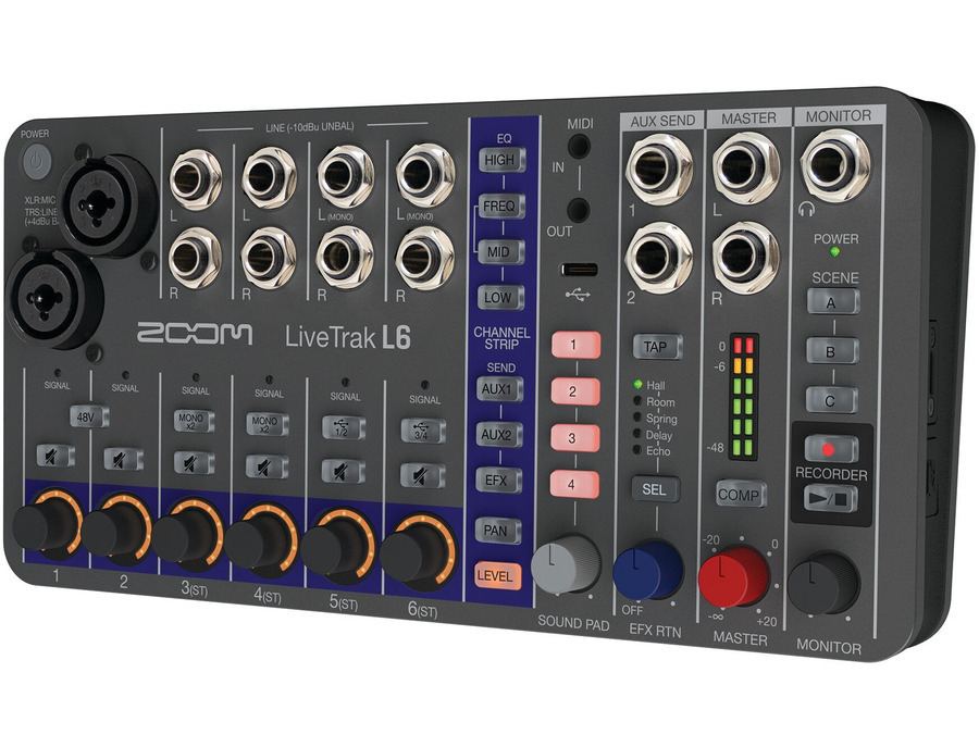 Zoom LiveTrak L6 10-channel Compact Digital Mixer - What To Know ...
