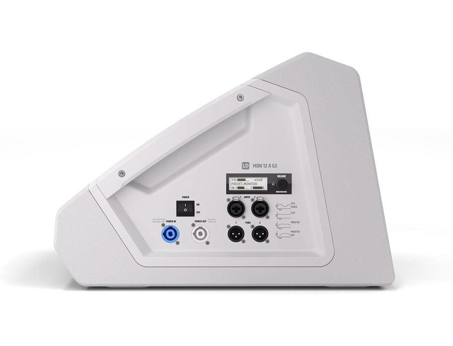 LD Systems MON 12 A G3 1,200-watt 12-inch Powered Coaxial Stage Monitor ...