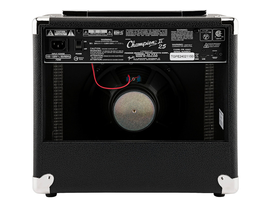 Fender Champion II 25-watt 1 x 8-inch Combo Amplifier - What To Know ...