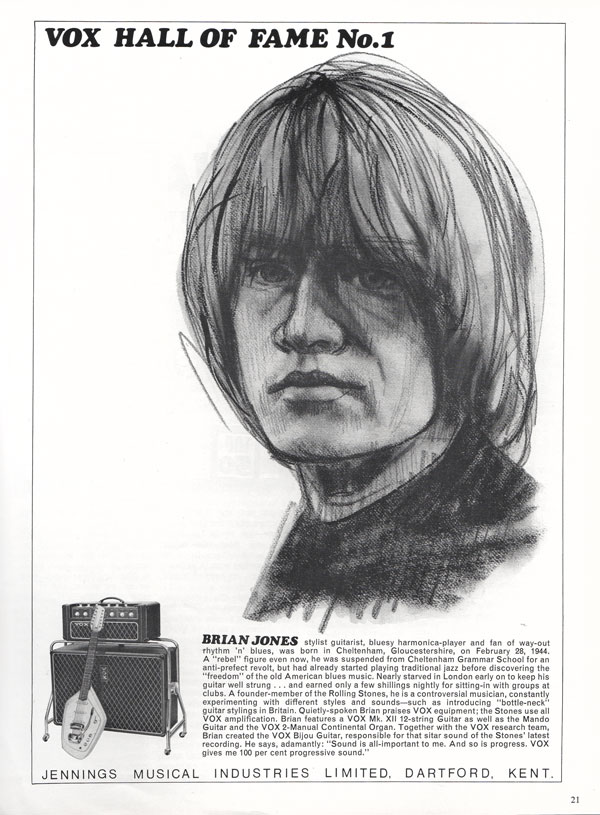 Brian Jones | Equipboard